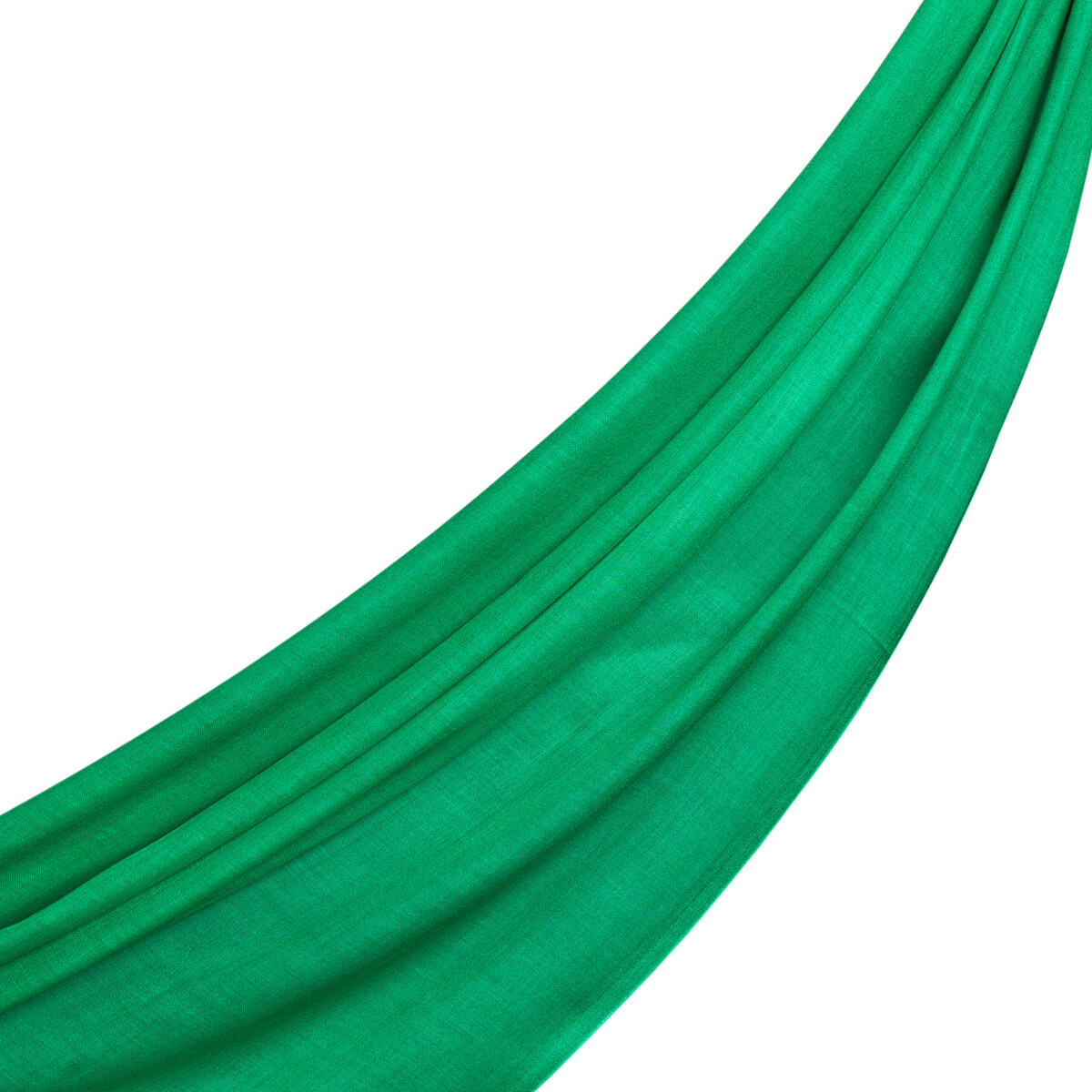 Emerald Green Plain Modal Scarf | Ipekevi