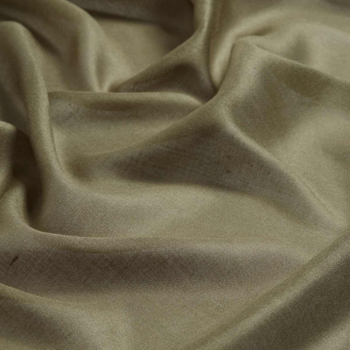 Khaki Green Plain Modal Scarf | Ipekevi