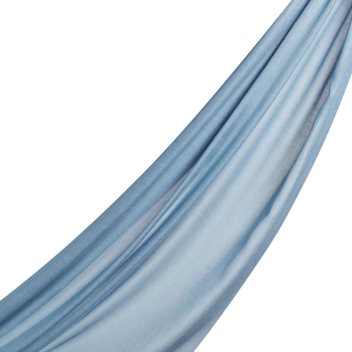 Metallic Blue Plain Modal Scarf | Ipekevi